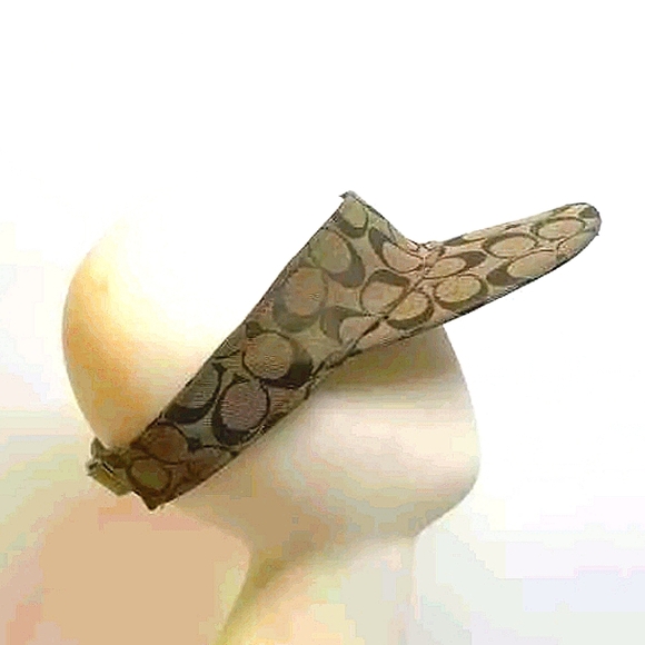 Coach | Accessories | Coach Visor Brown Adjustable Rare Find | Poshmark